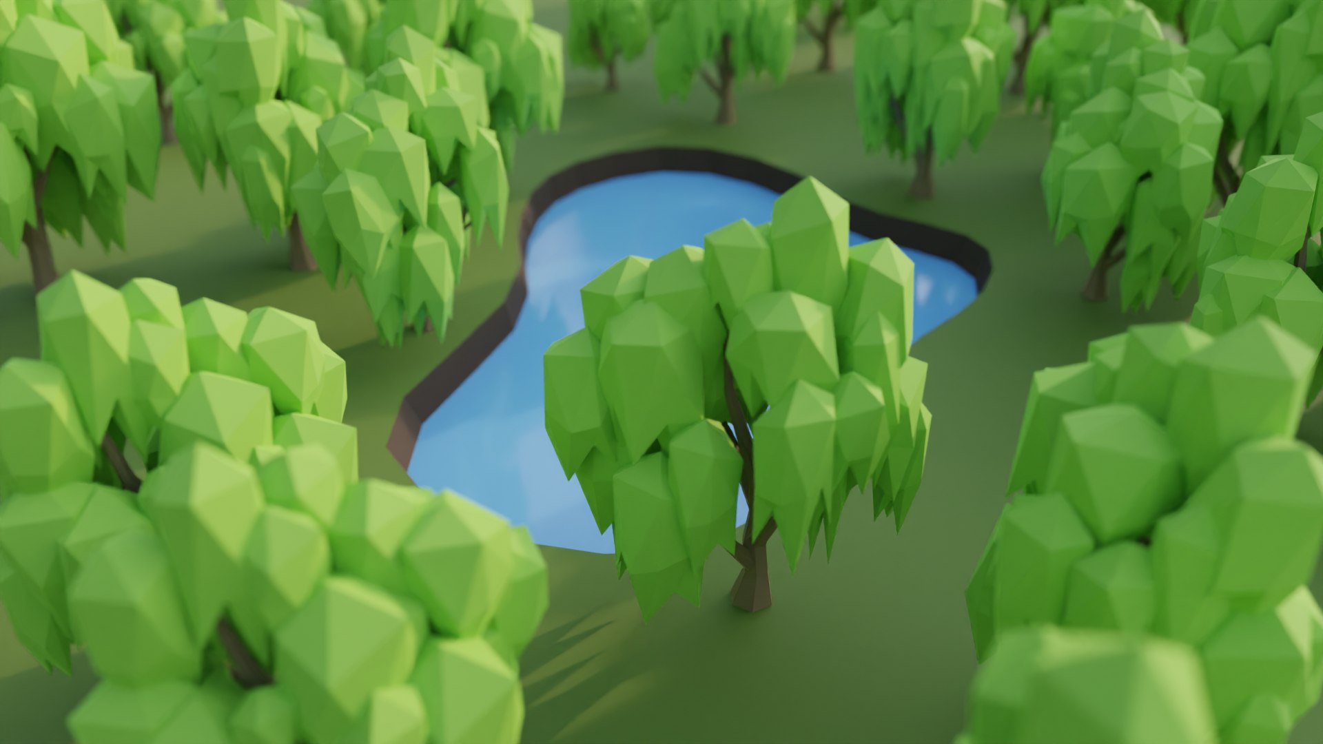 Low Poly Tree Pack 3 Model - TurboSquid 1925118