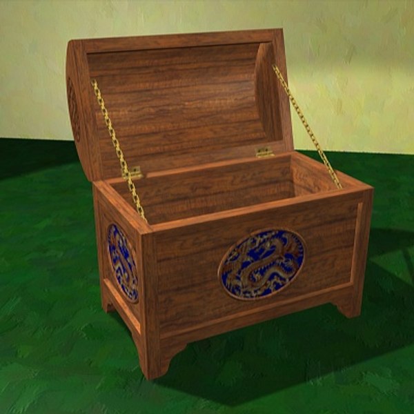 3ds decorative chest