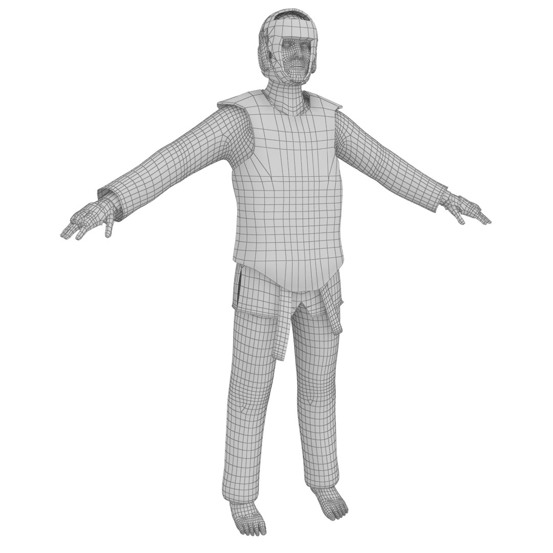 Taekwondo martial artist 3D model - TurboSquid 1292986