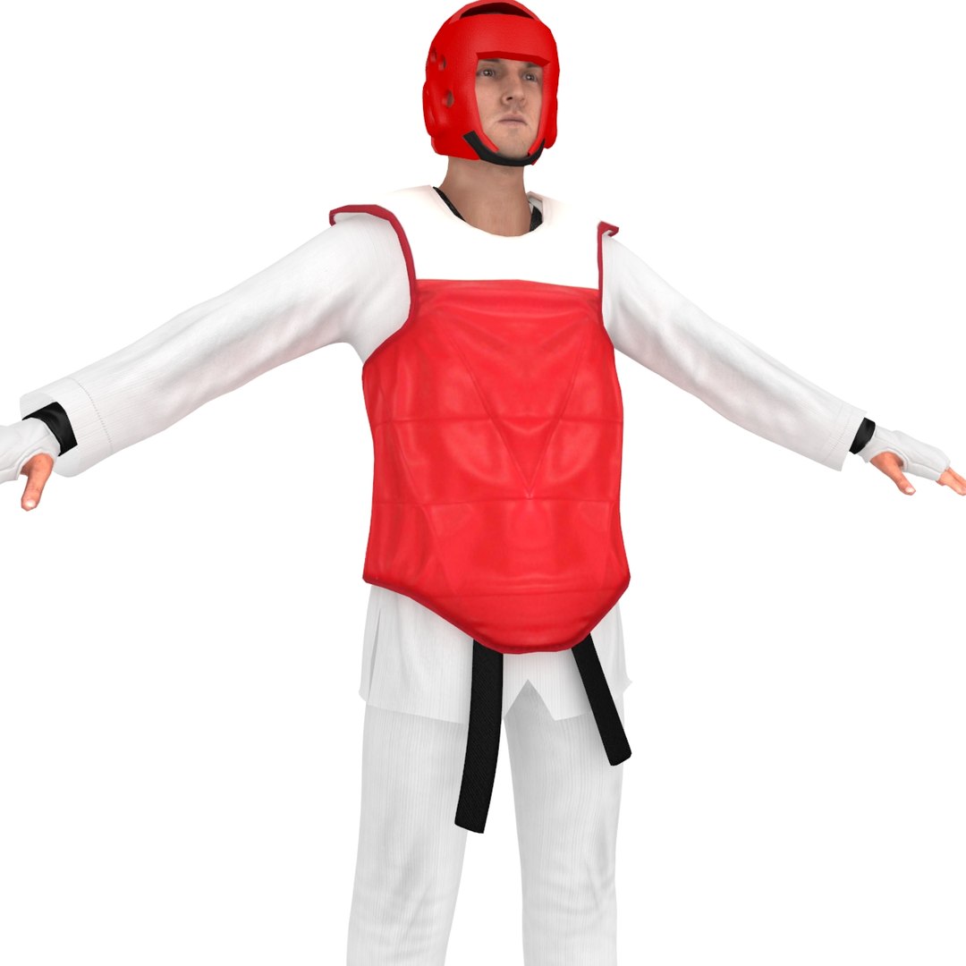 Taekwondo Martial Artist 3D Model - TurboSquid 1292986