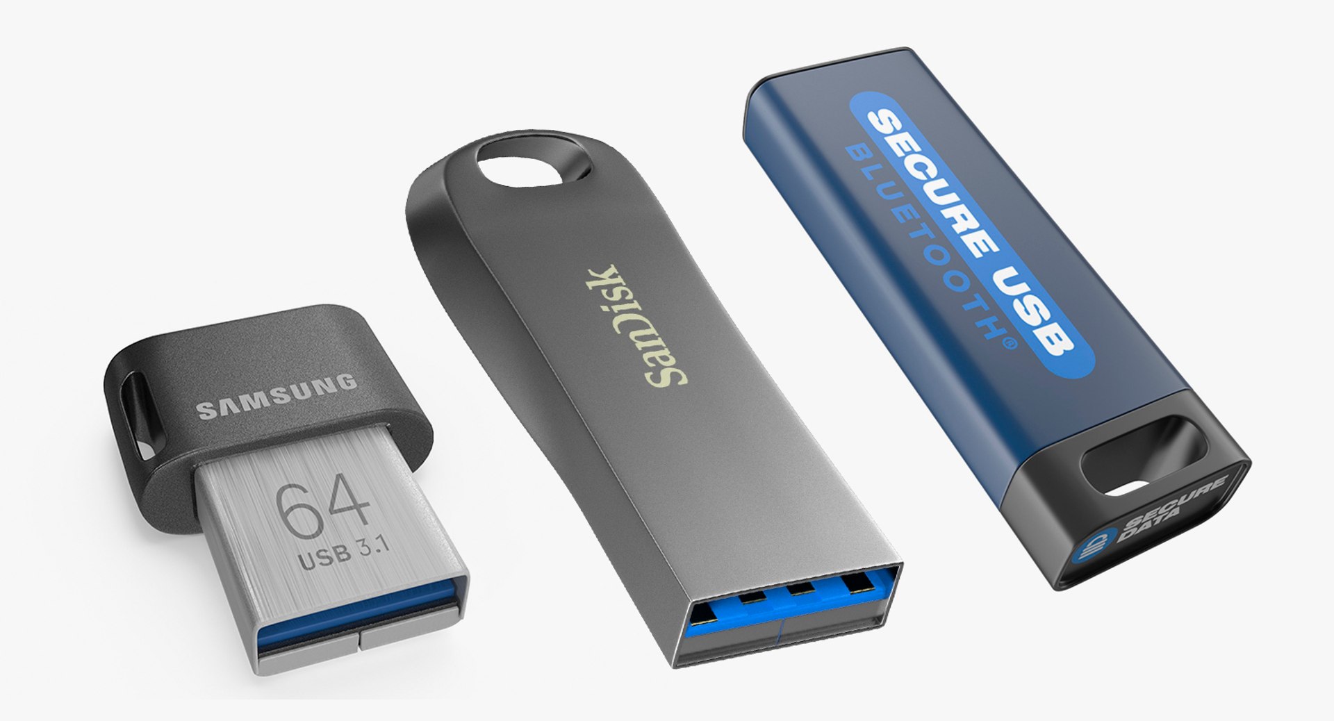 USB Flash Drives Collection 3D - TurboSquid 1992571