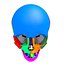 Obj Human Deformed Head Skull
