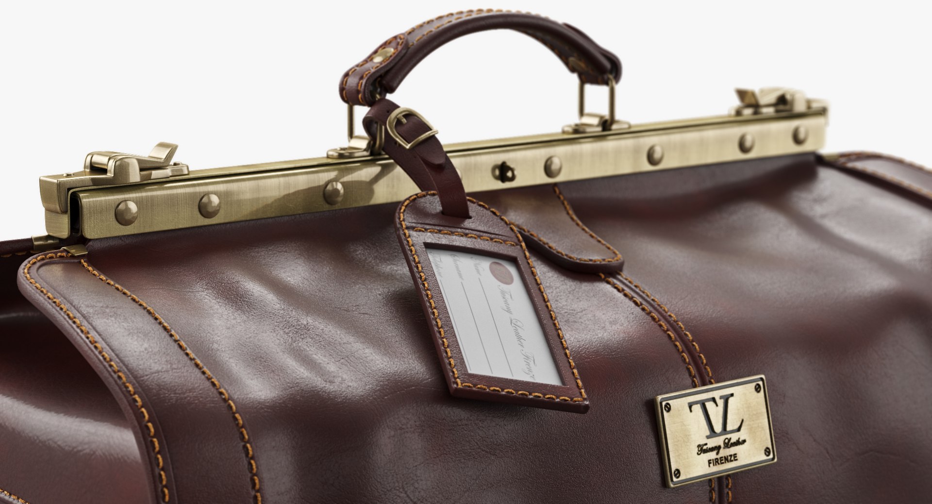 travel bag tuscany obj