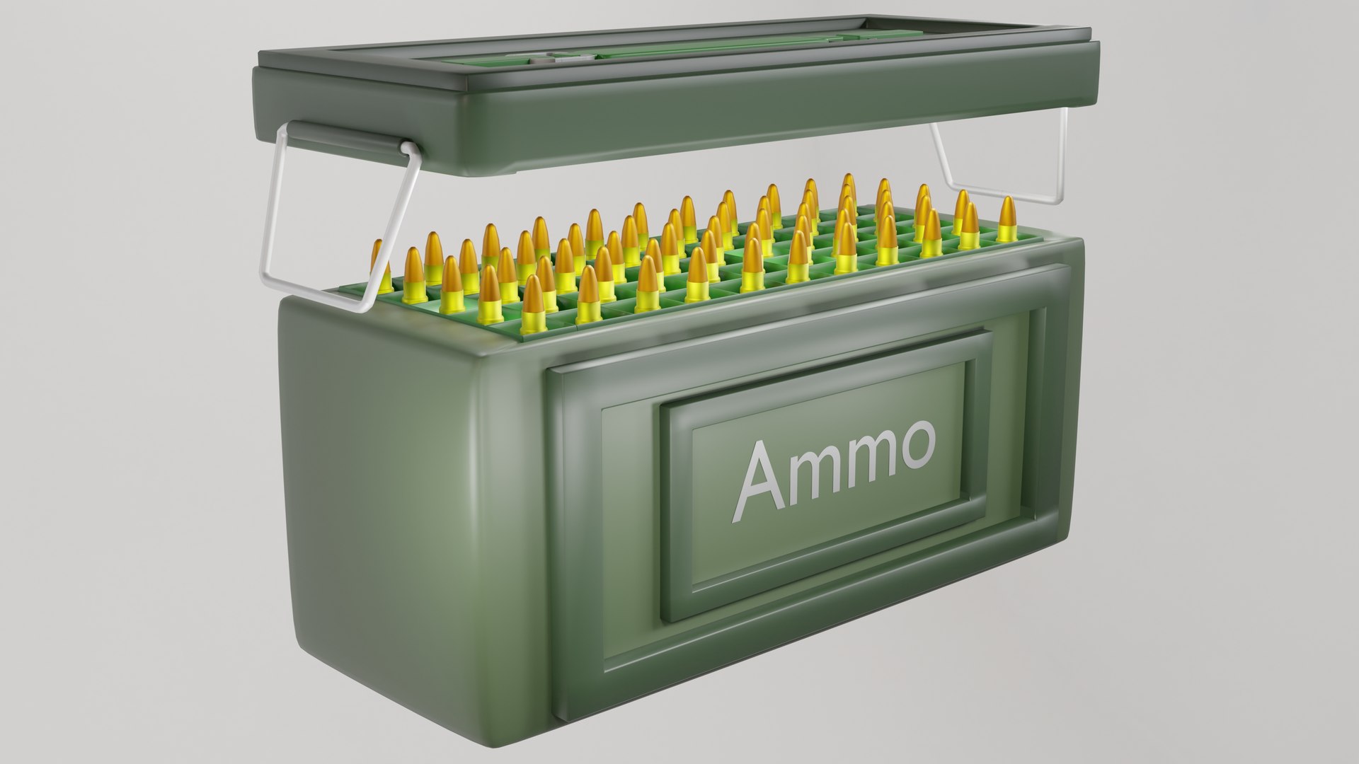 3D Military Ammo Box - TurboSquid 1973591