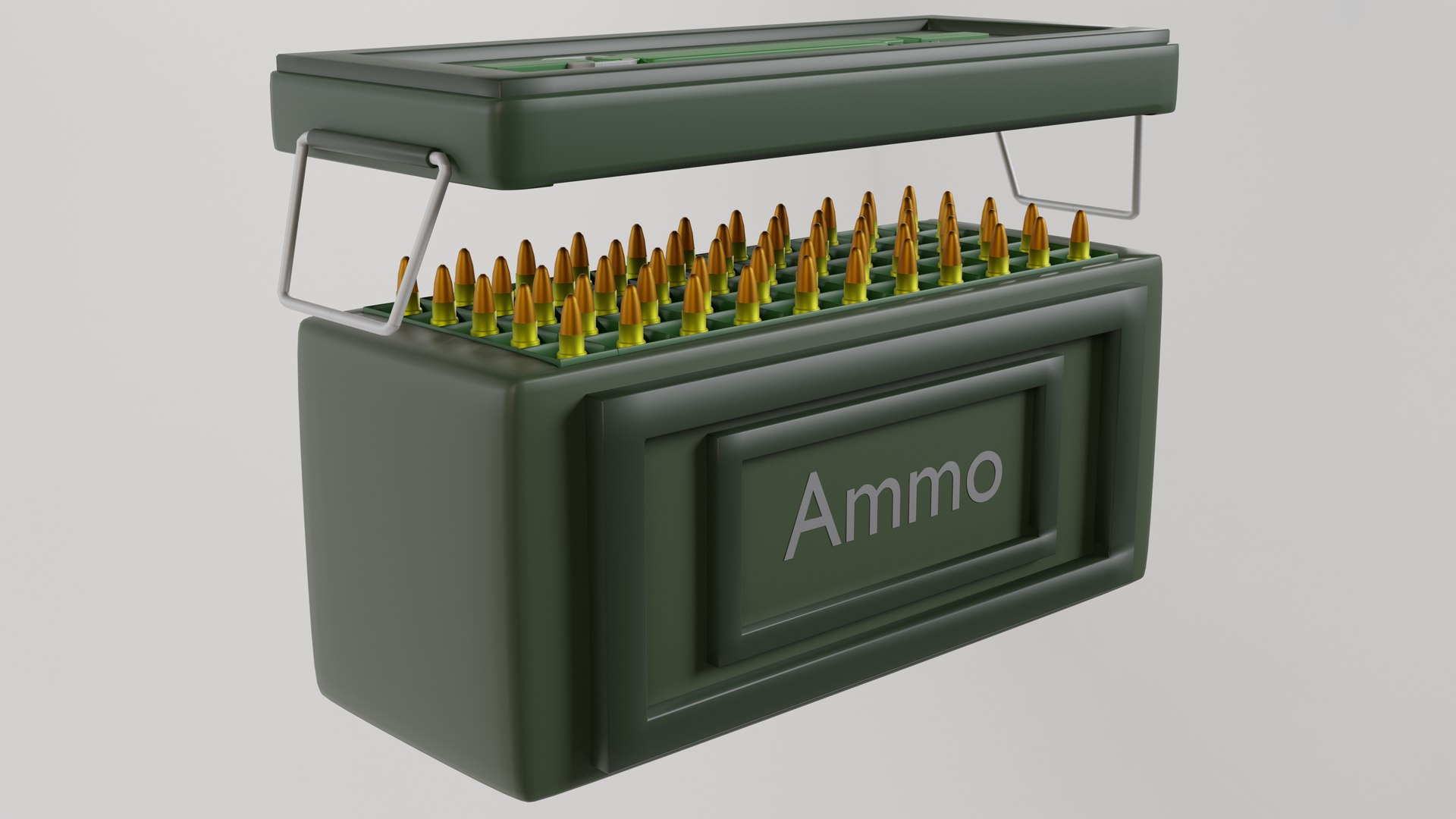 3D Military Ammo Box - TurboSquid 1973591