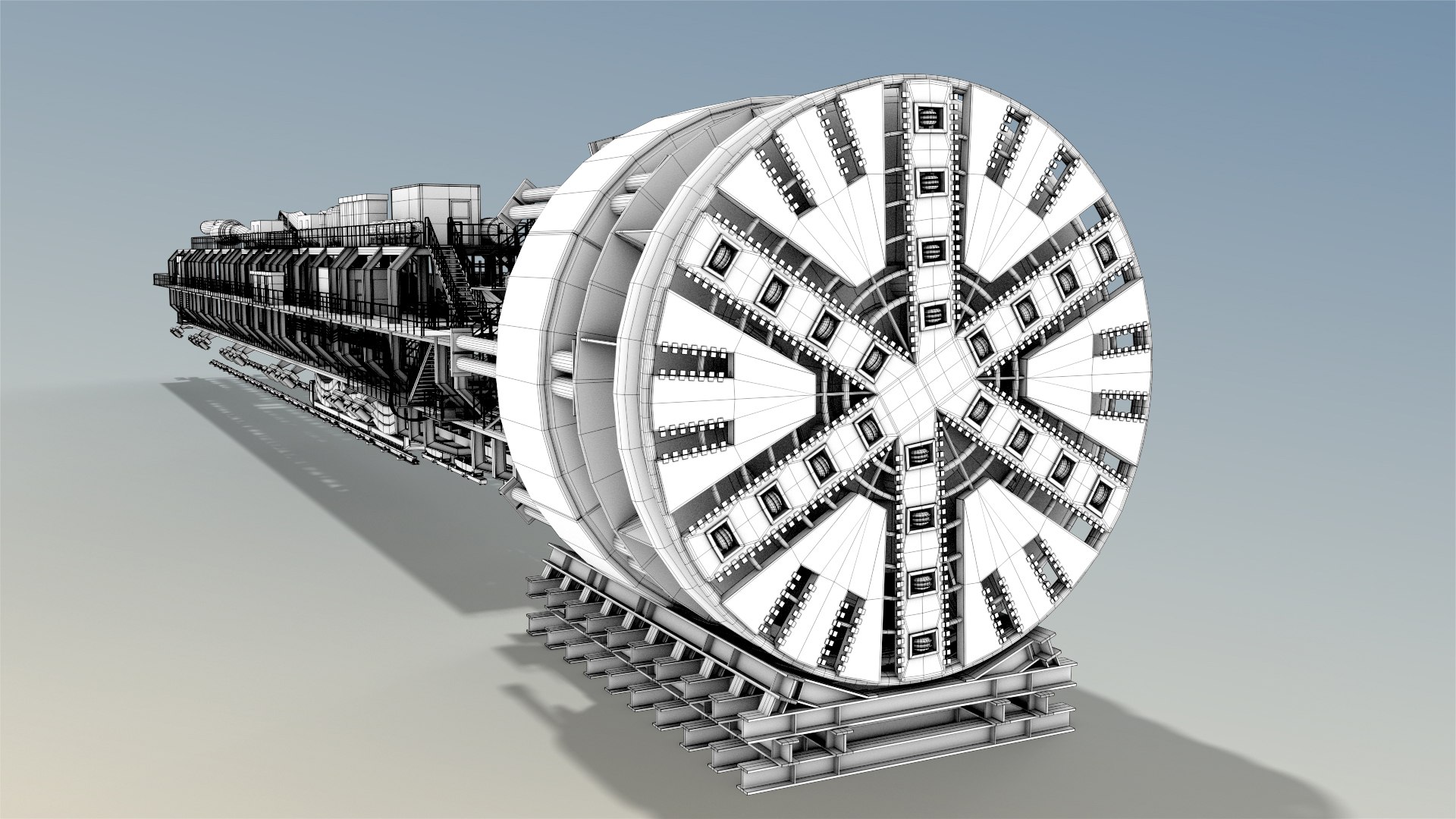 Low-poly Tbm 3D - TurboSquid 1658465