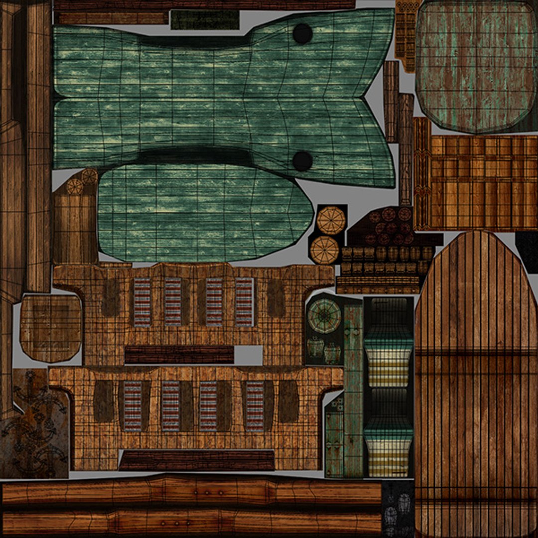 Maya Cartoon Boat
