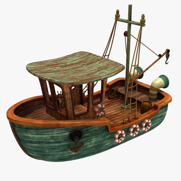 Cartoon Boat 3D Models for Download | TurboSquid