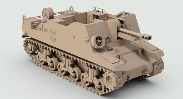 ww2 sexton artillery 3d max