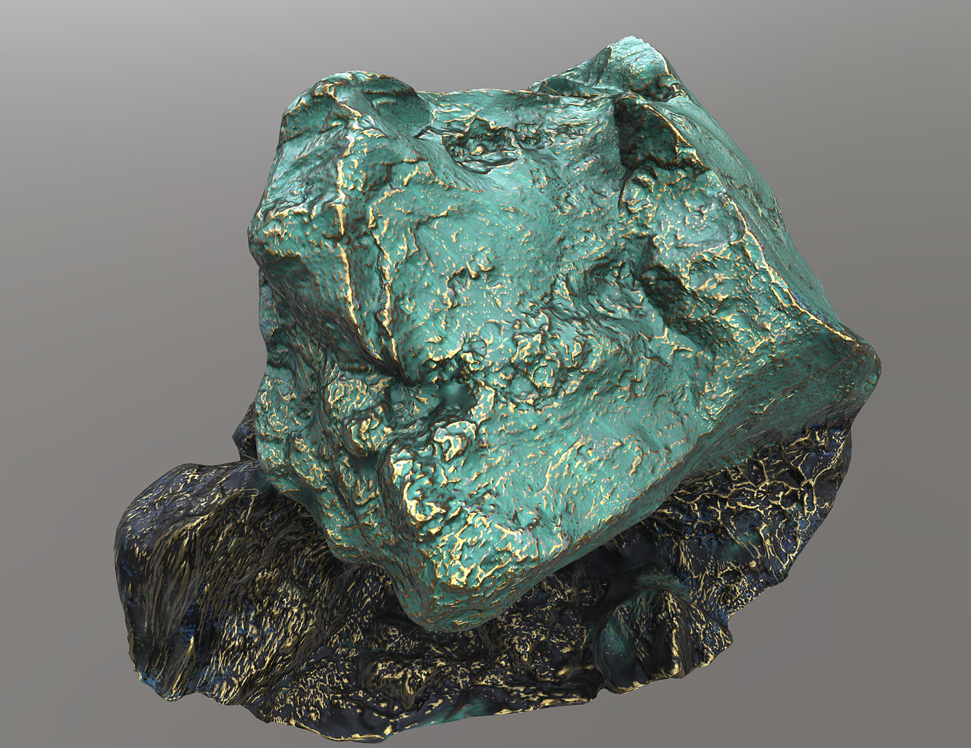 3d model of alien rock pack 14