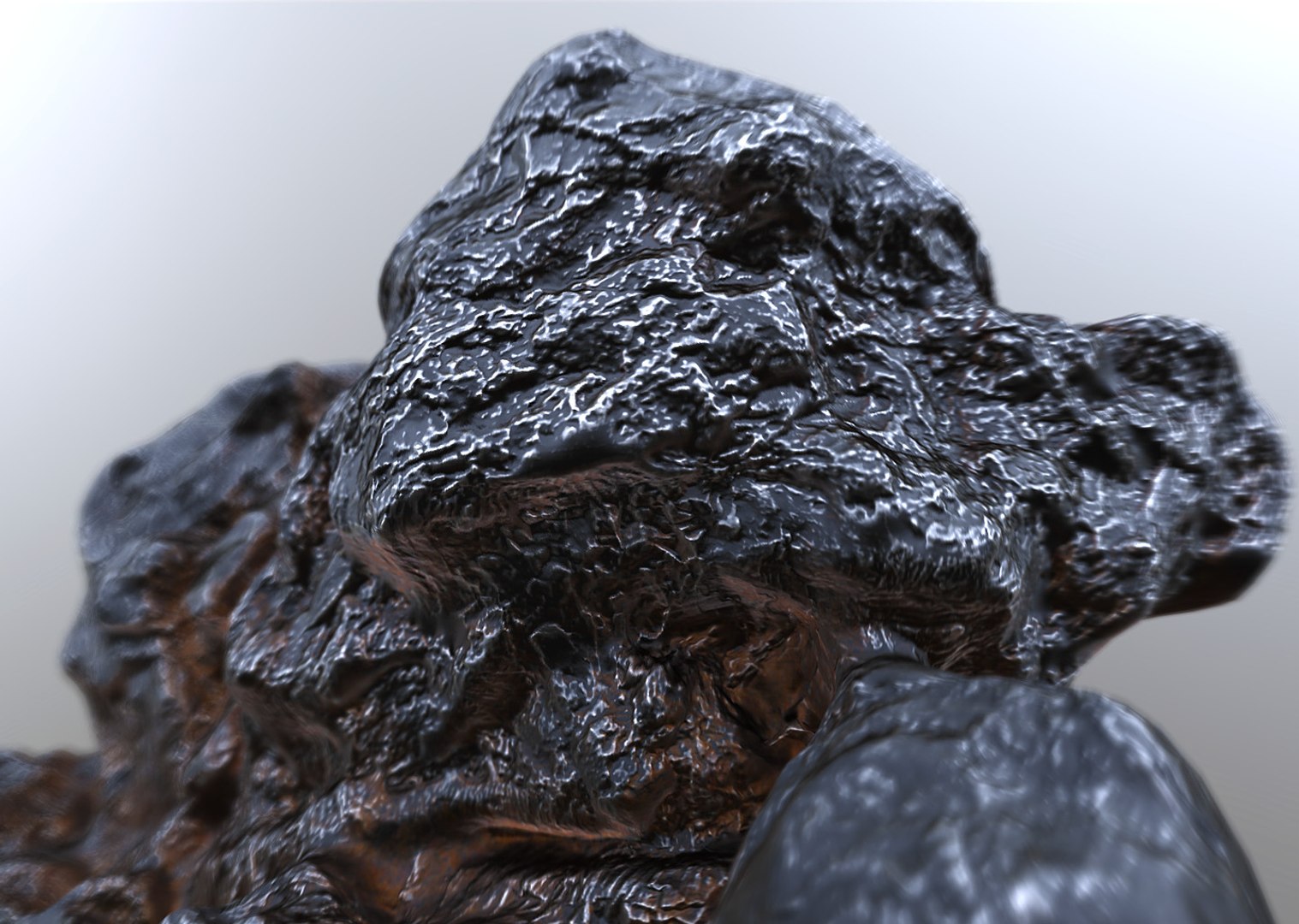 3d model of alien rock pack 14