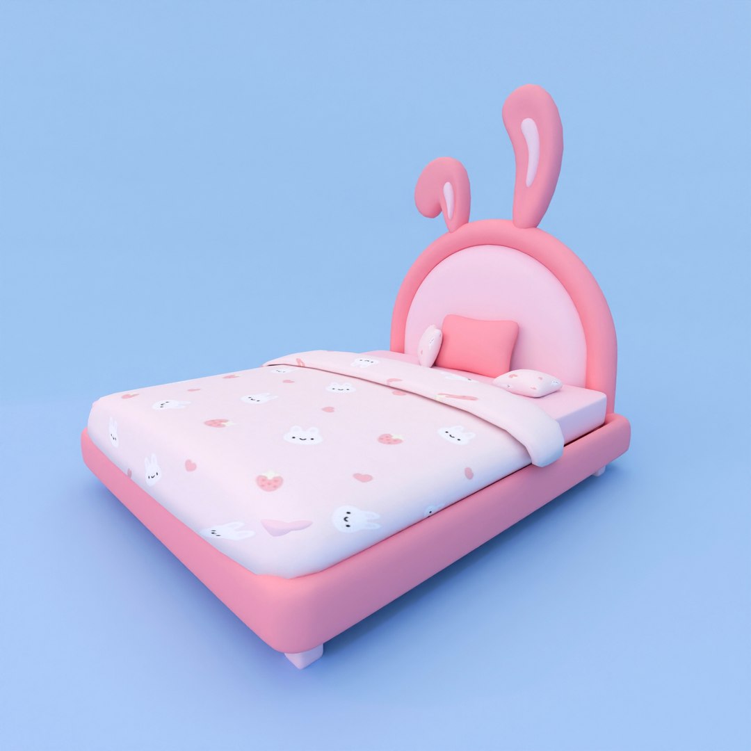 Bunny Bed Blend 3D Model - TurboSquid 2183009