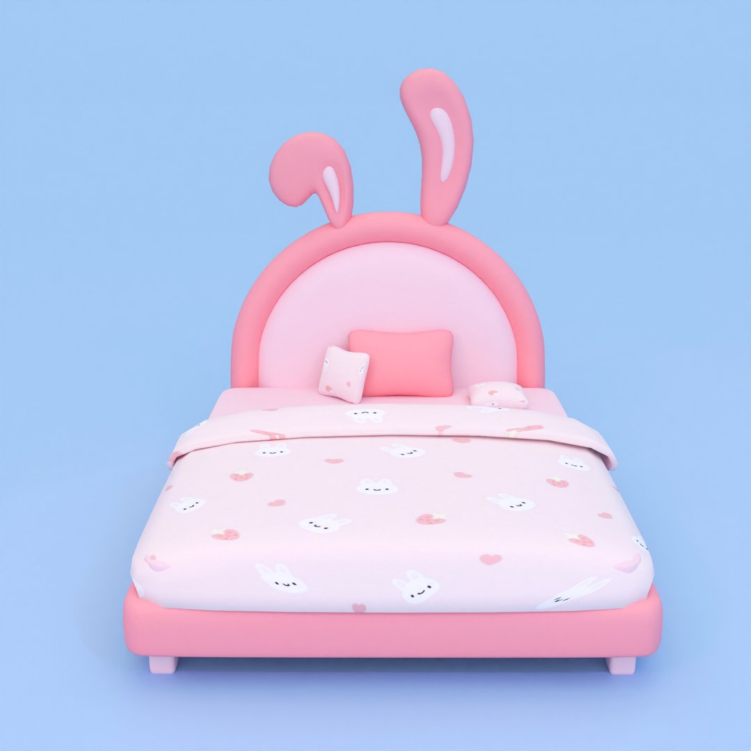 Bunny Bed Blend 3D Model - TurboSquid 2183009