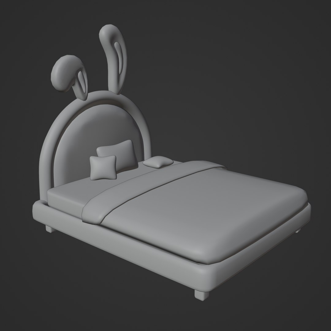 Bunny Bed Blend 3D Model - TurboSquid 2183009
