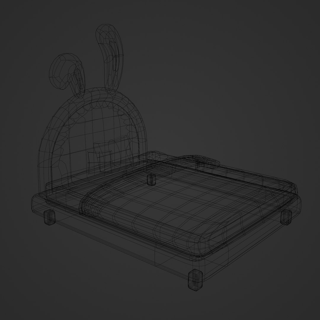 Bunny Bed Blend 3D Model - TurboSquid 2183009