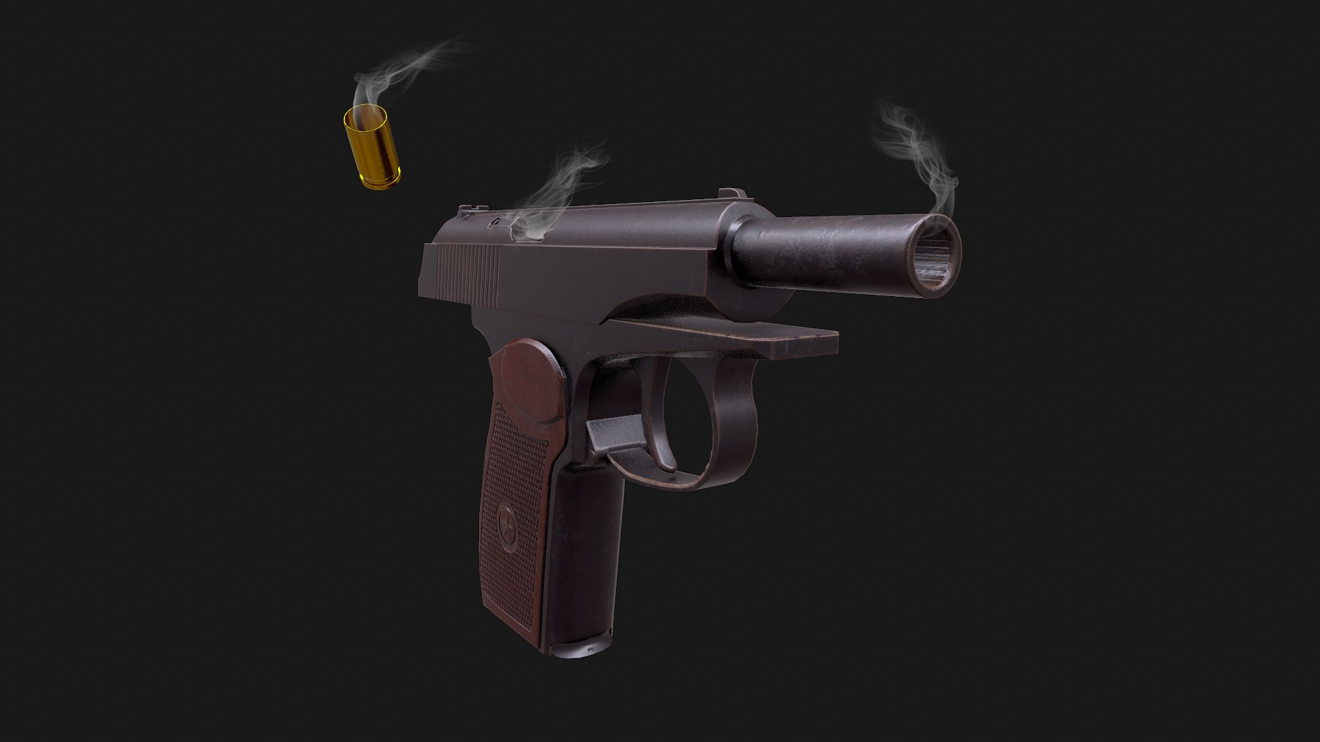 3D model makarov pistol pm - TurboSquid 1607082