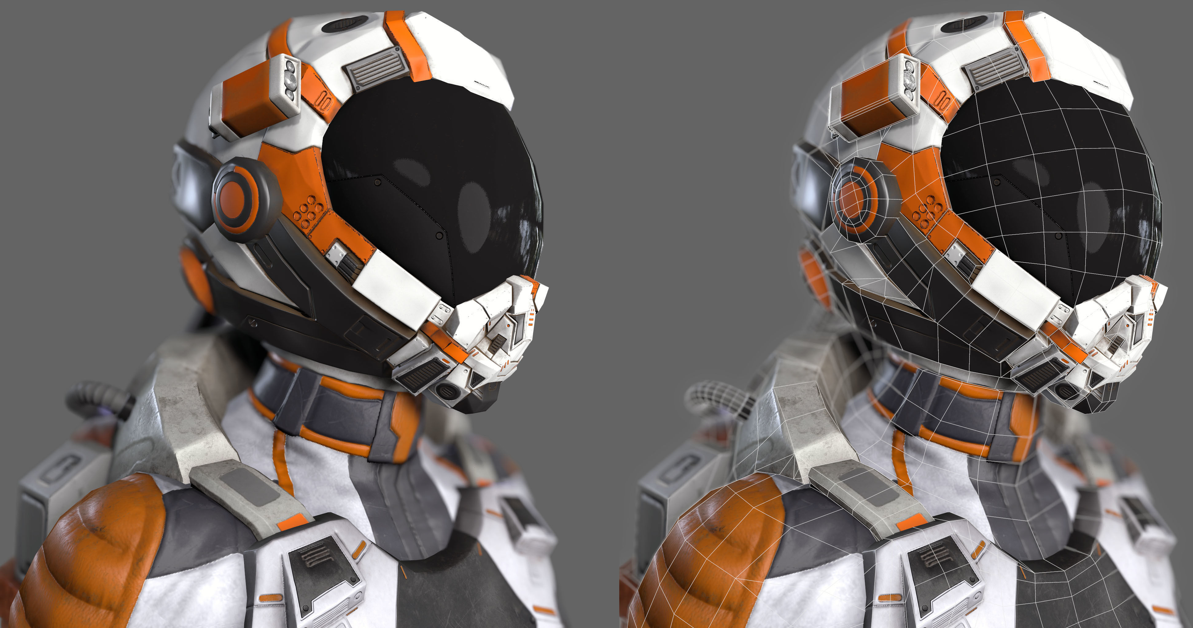 3d space suit model