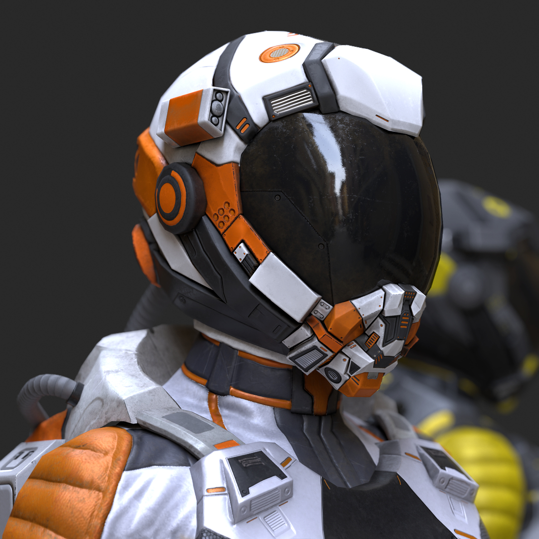 3d space suit model