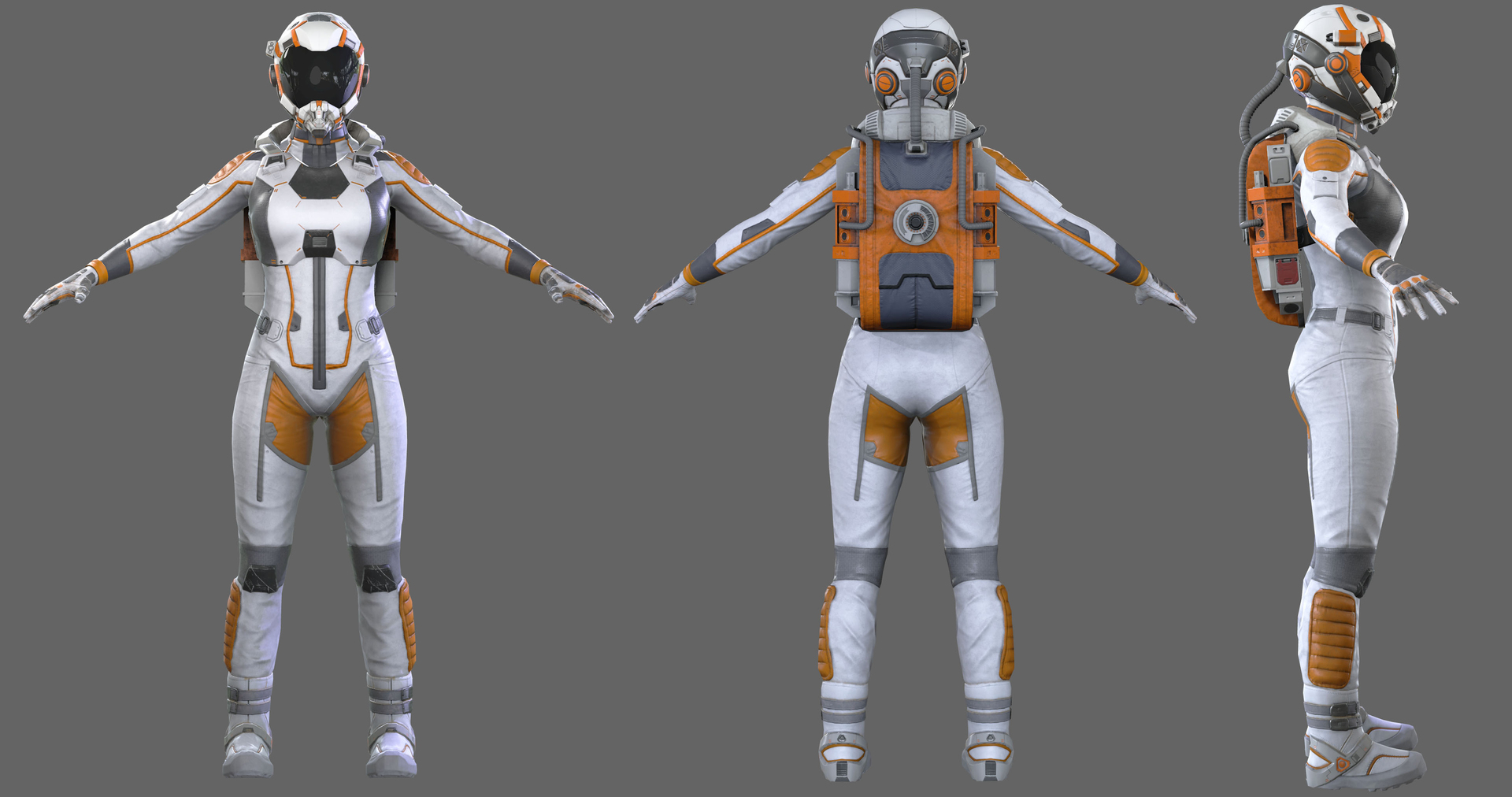 3d space suit model