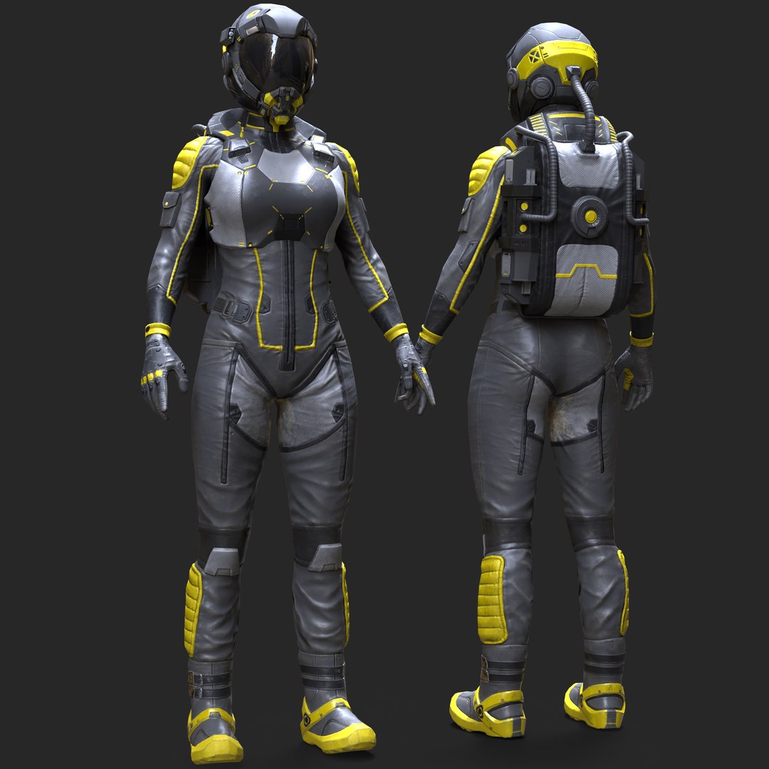 3d Space Suit Model