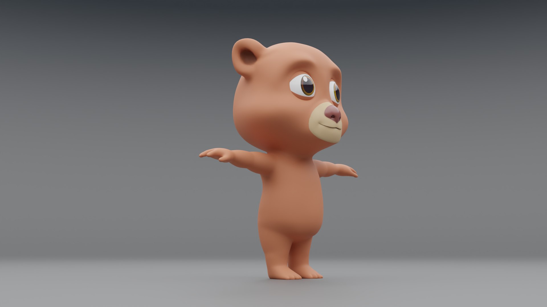 3D 3D Bear Cartoon Model - TurboSquid 2190158