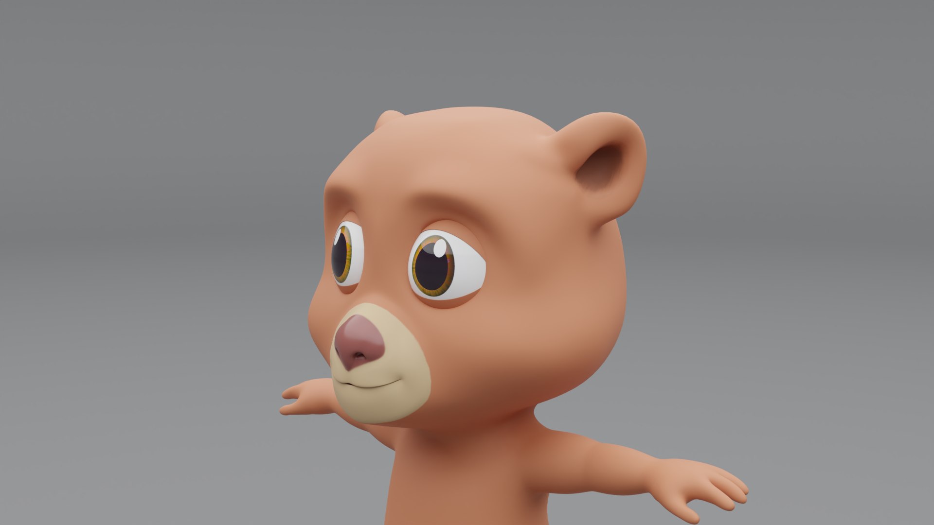 3D 3D Bear Cartoon Model - TurboSquid 2190158