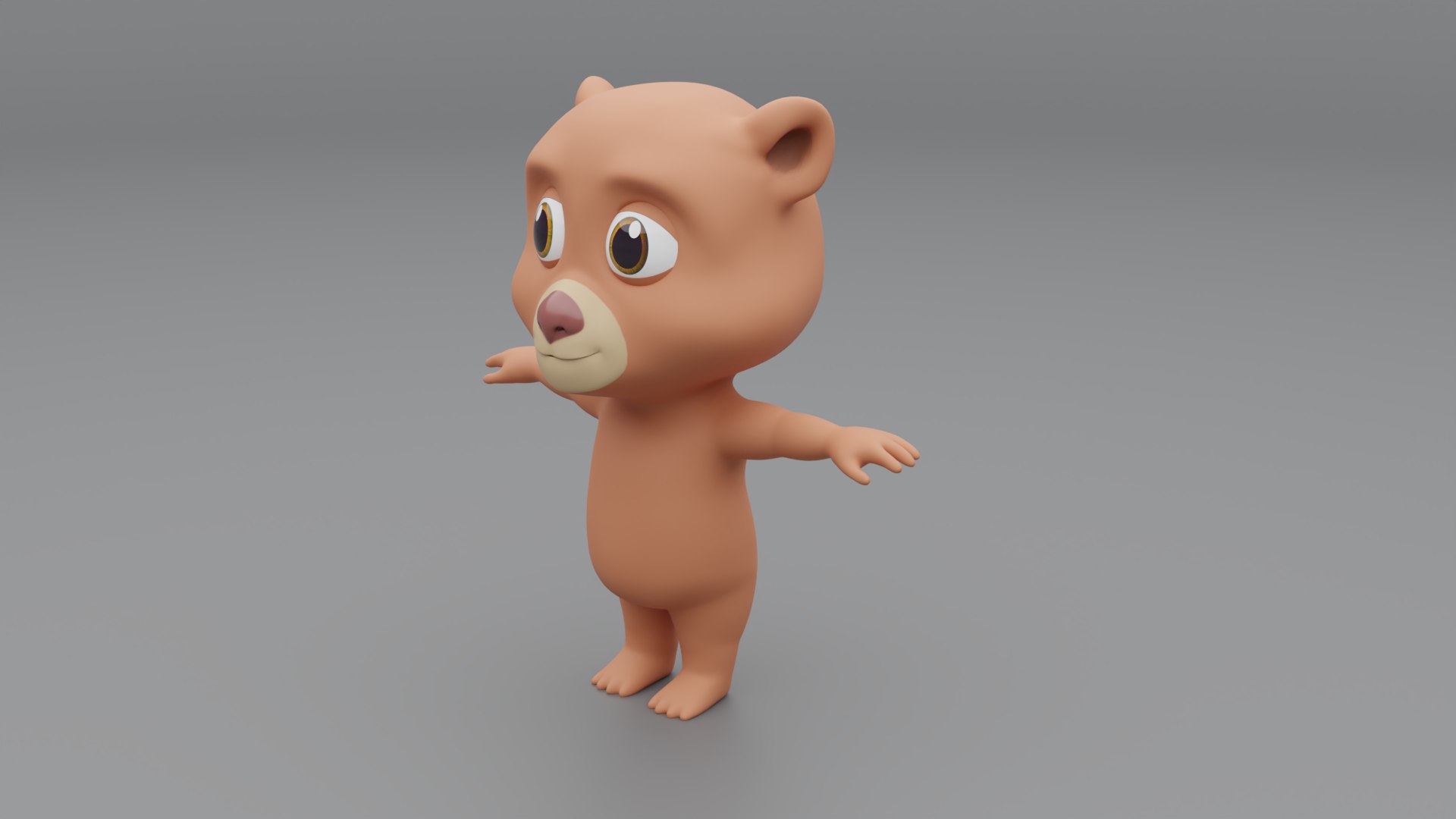3D 3D Bear Cartoon Model - TurboSquid 2190158