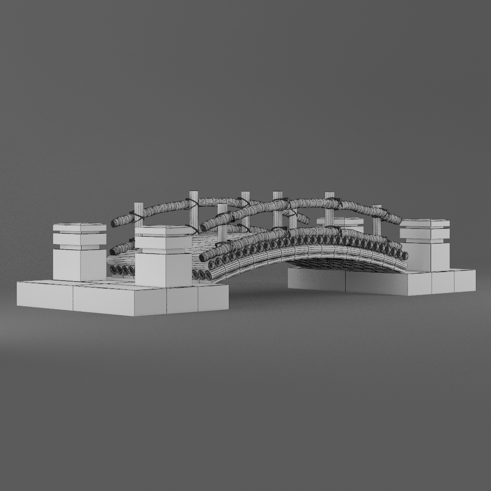 3ds stone bridge