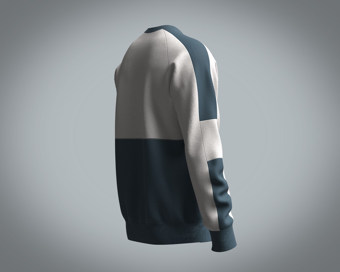 Raglan With Pocket Sweatshirt 3D Model - TurboSquid 2029387