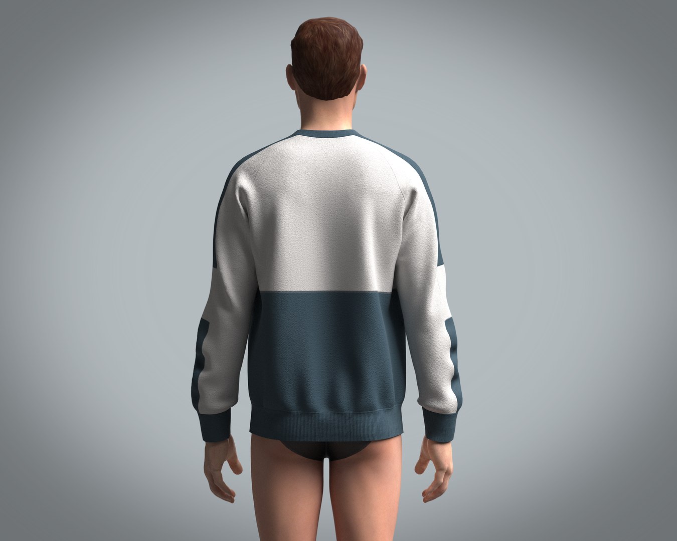Raglan With Pocket Sweatshirt 3D Model - TurboSquid 2029387