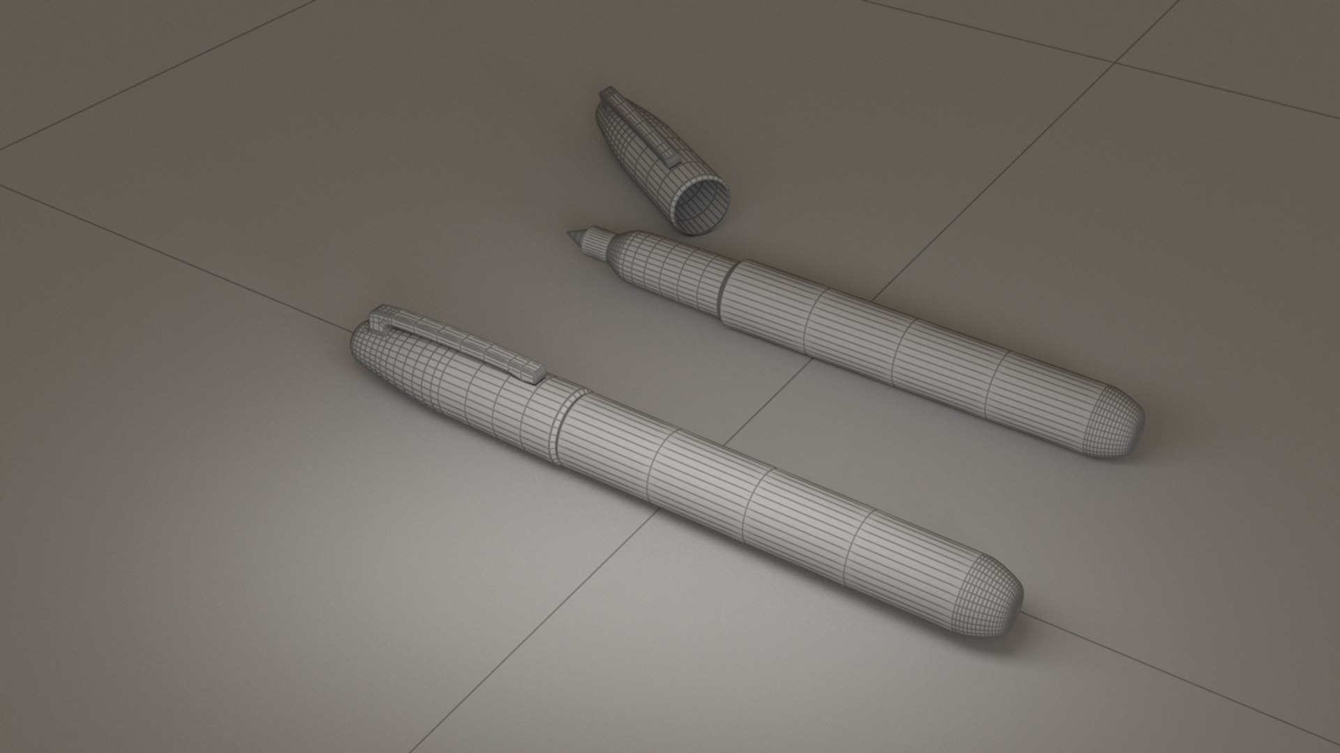 3D Sharpie Pen - TurboSquid 1645645
