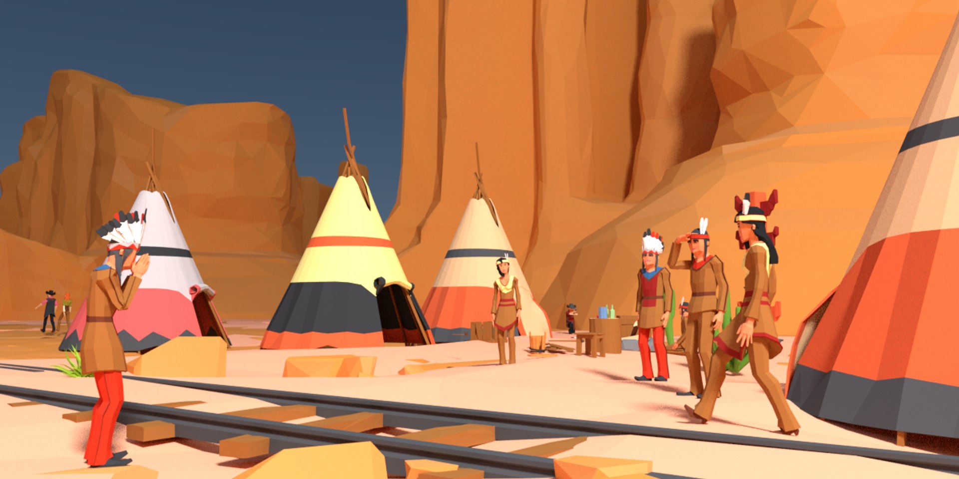 3D Western World - Model - TurboSquid 1436046