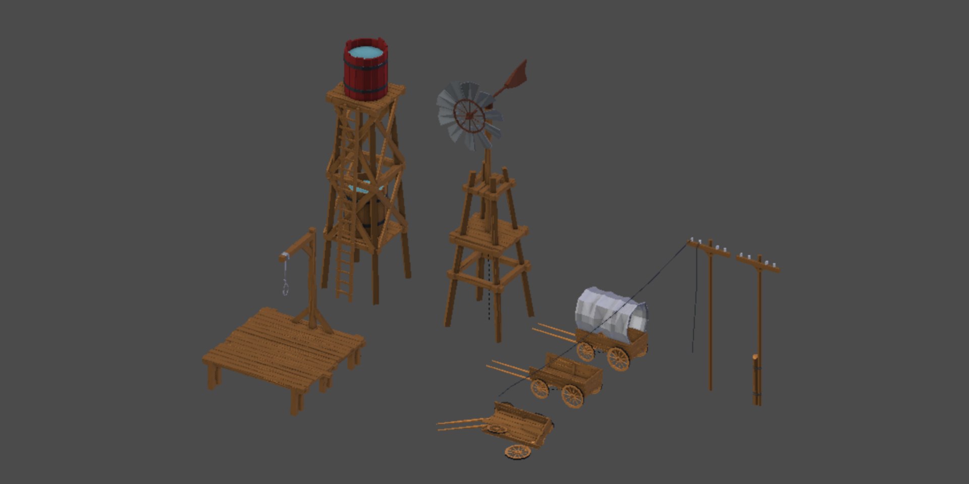 3D Western World - Model - TurboSquid 1436046