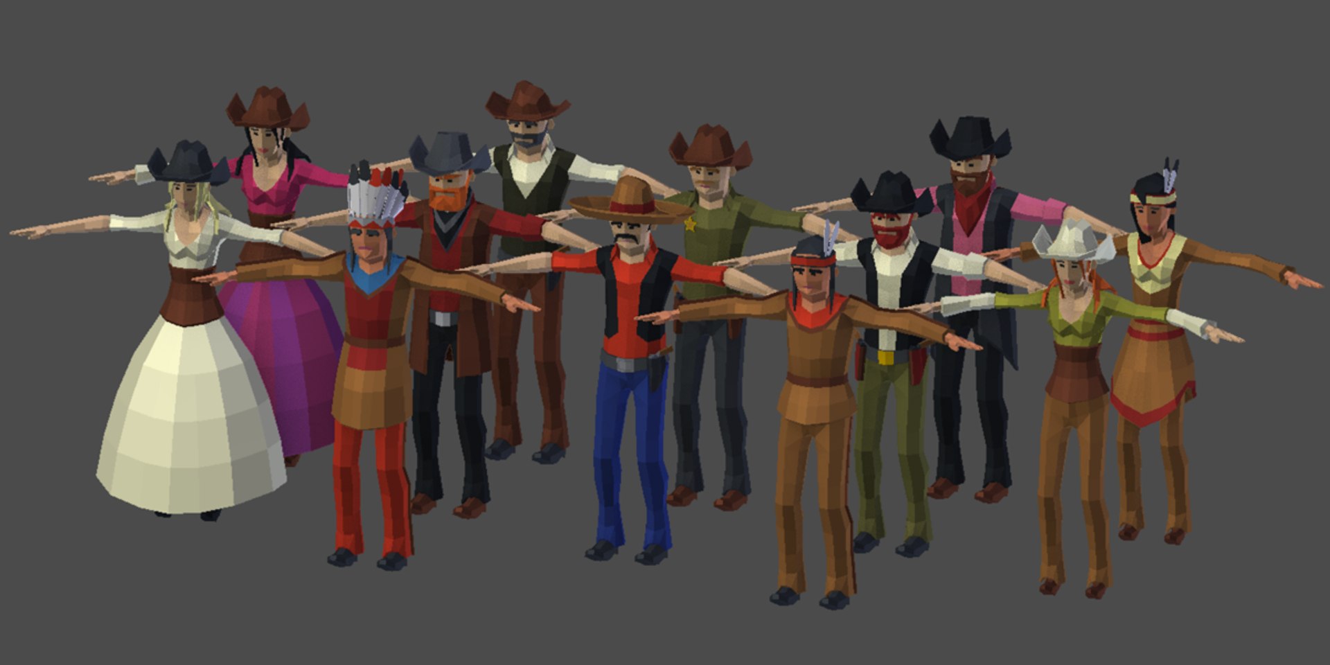 3D Western World - Model - TurboSquid 1436046