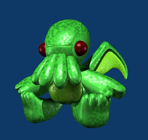 cthulhu doll 3d model