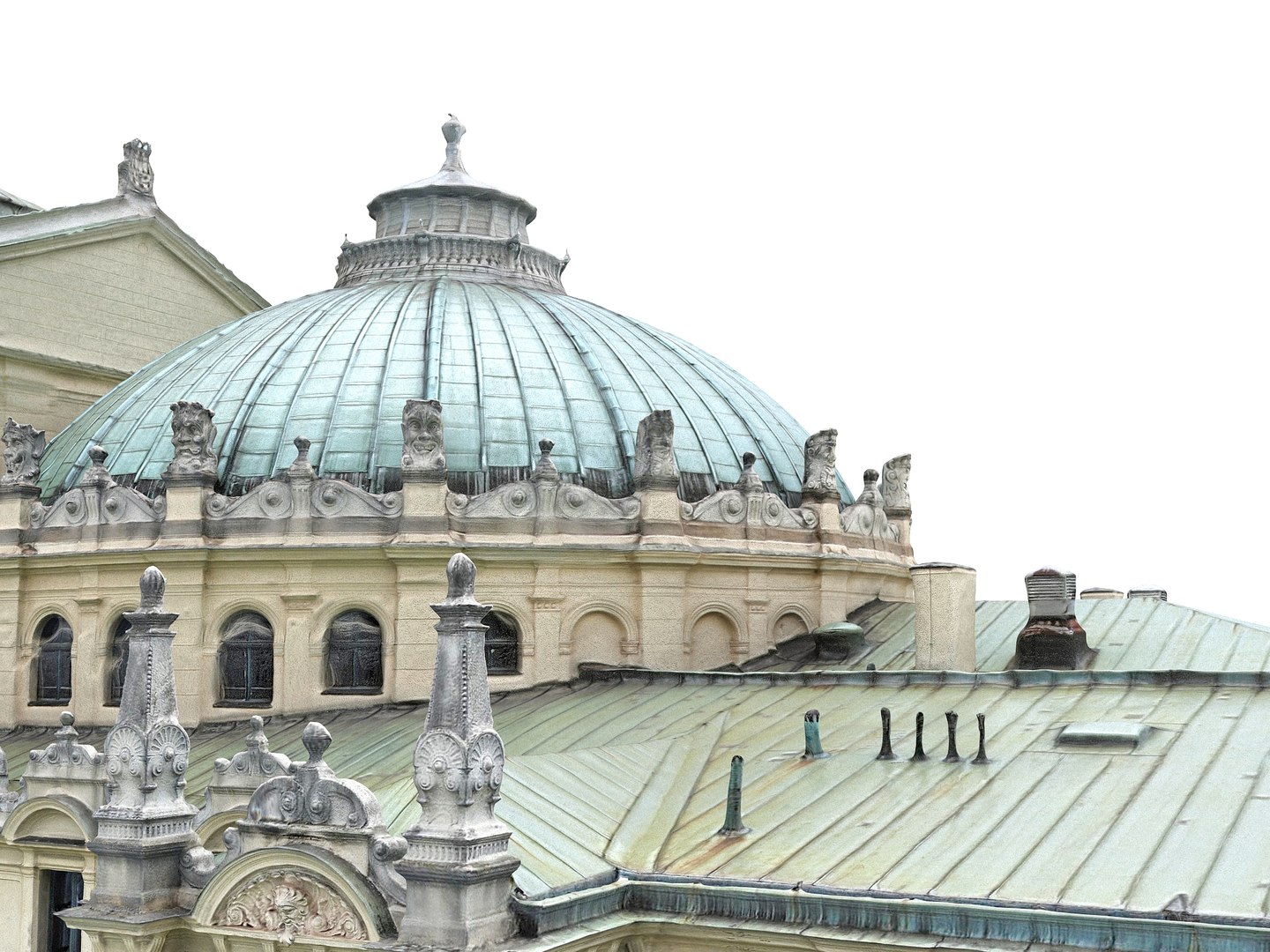 Theater Roof 3D Model - TurboSquid 1410007