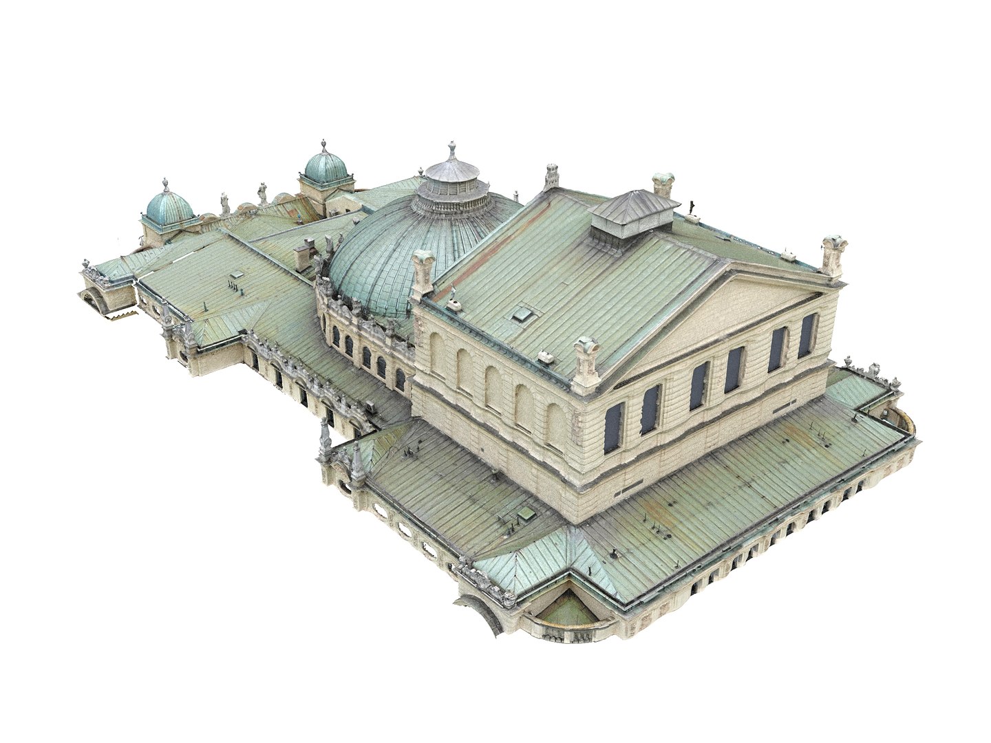 Theater Roof 3D Model - TurboSquid 1410007