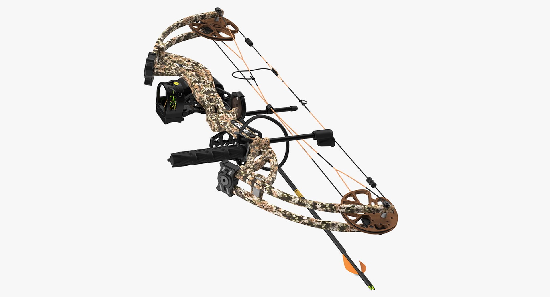 Hunting Compound Bow Bear 3D Model - TurboSquid 1398413