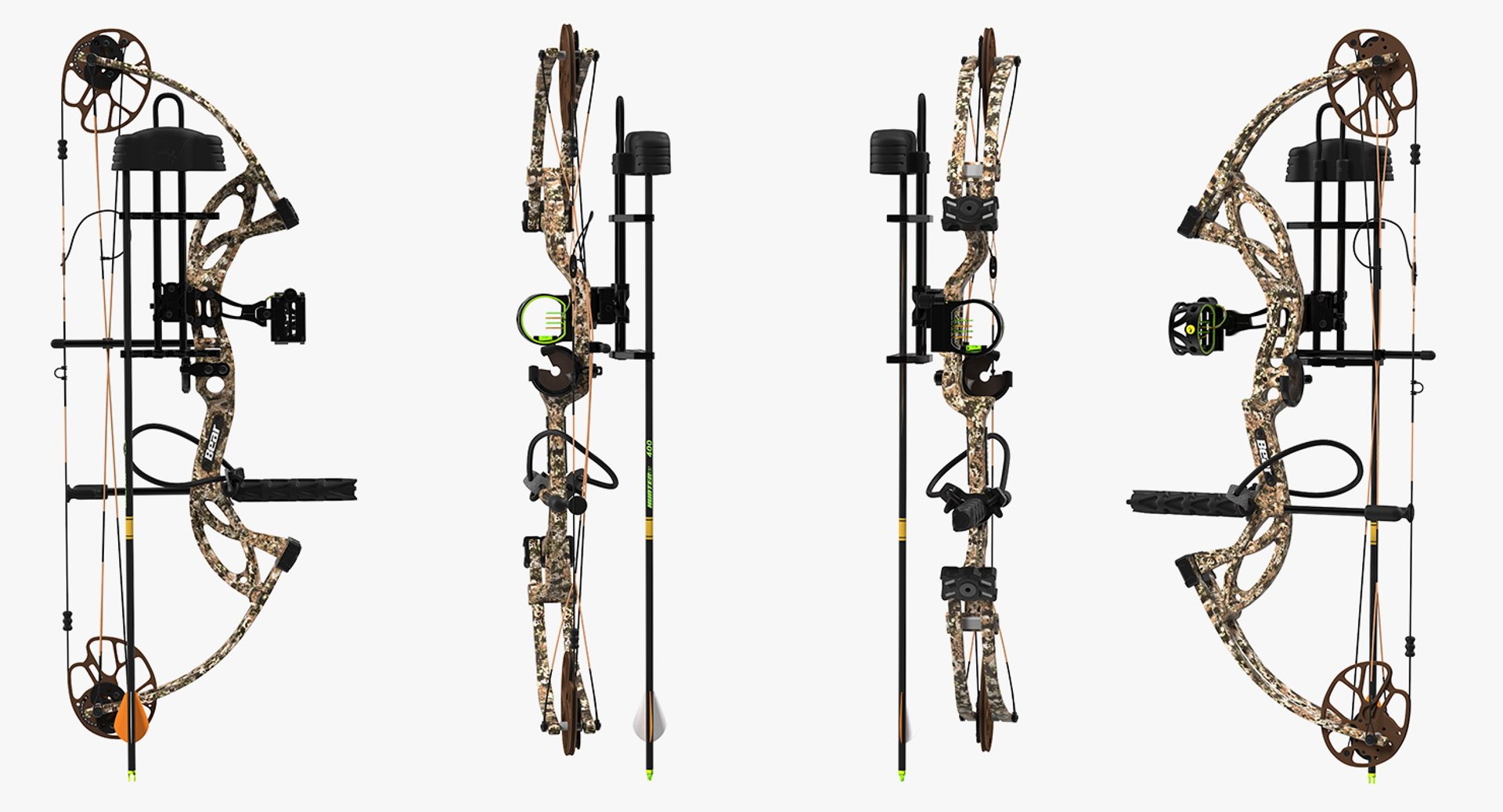 Hunting Compound Bow Bear 3D Model - TurboSquid 1398413