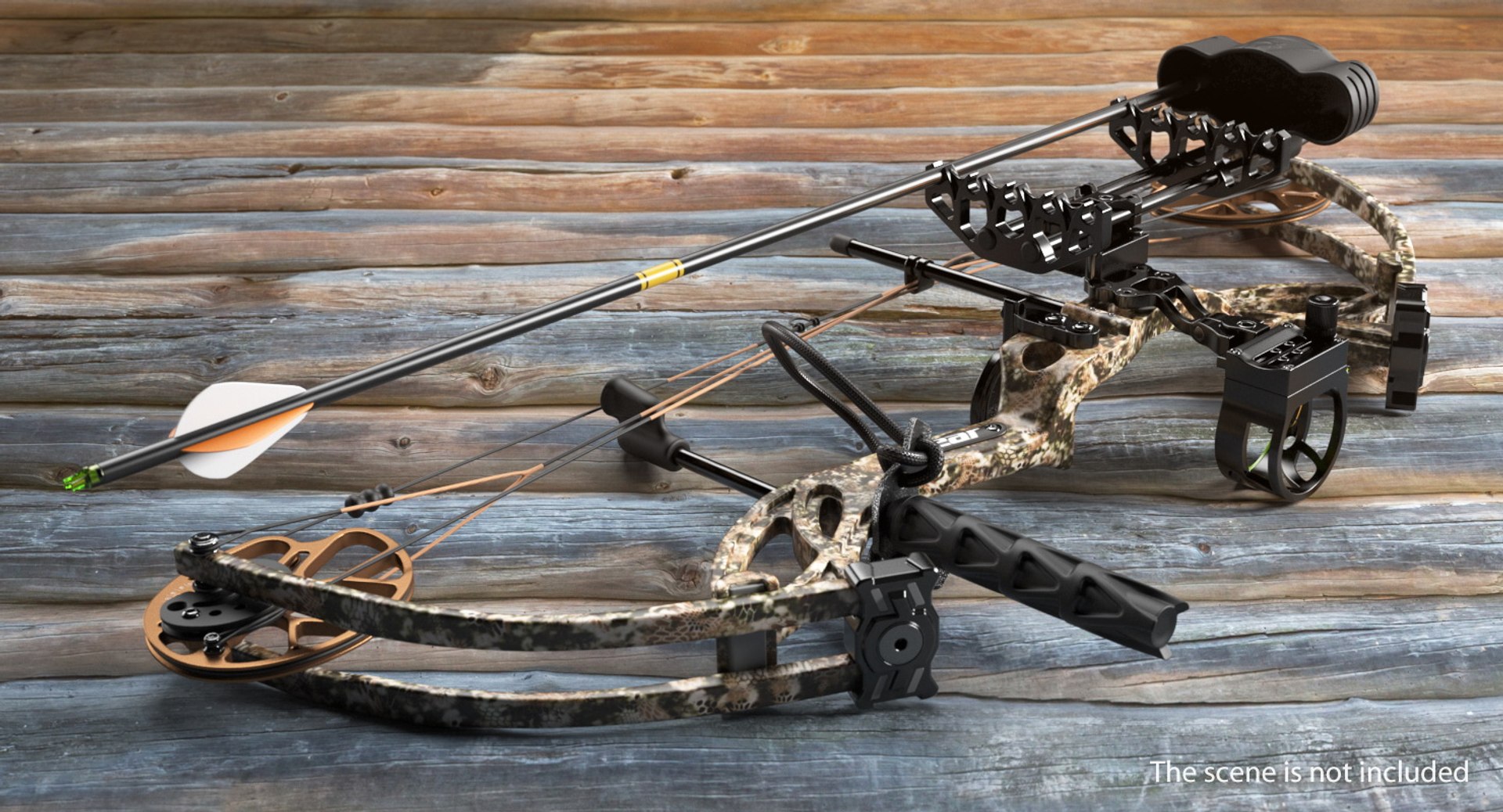 Hunting Compound Bow Bear 3D Model - TurboSquid 1398413