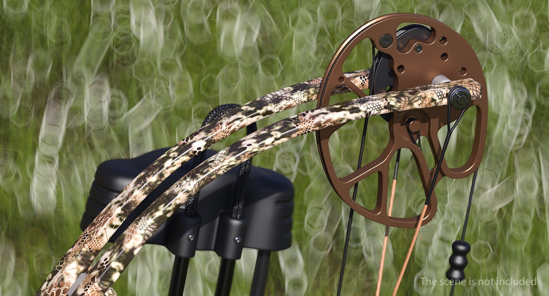 Hunting Compound Bow Bear 3D Model - TurboSquid 1398413
