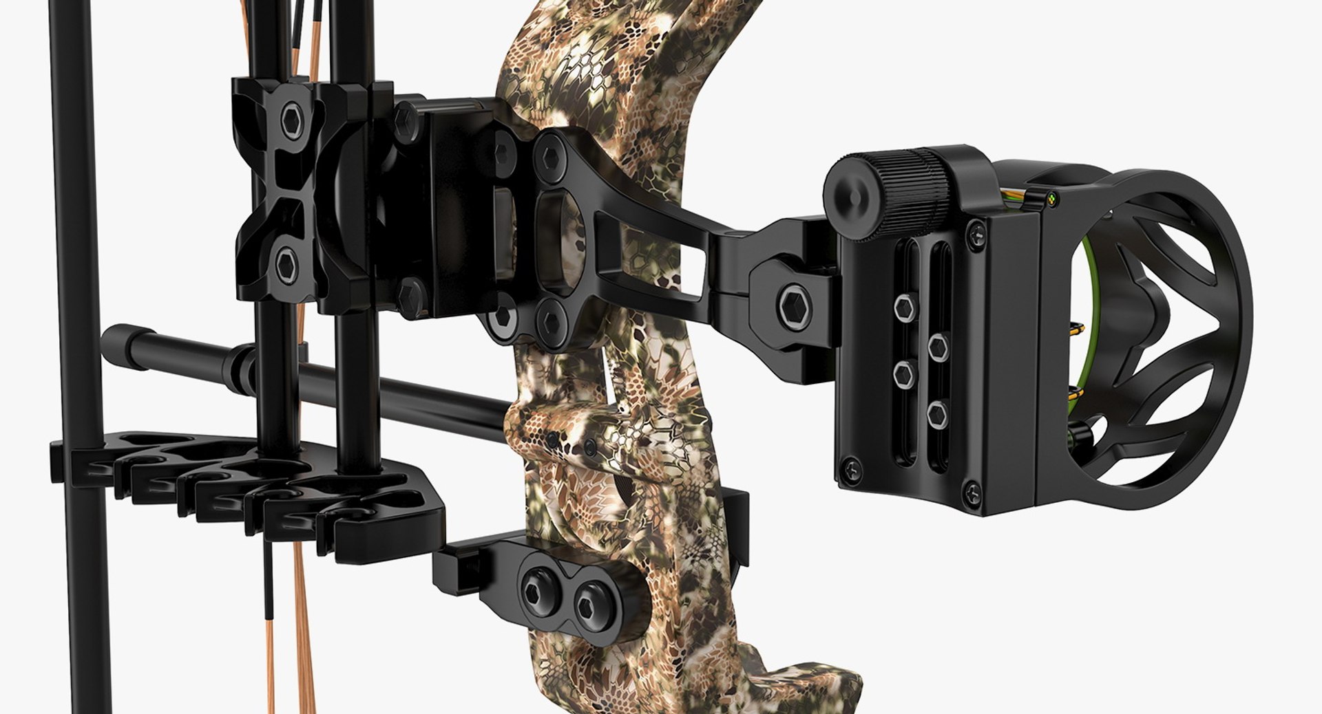 Hunting compound bow bear 3D model - TurboSquid 1398413