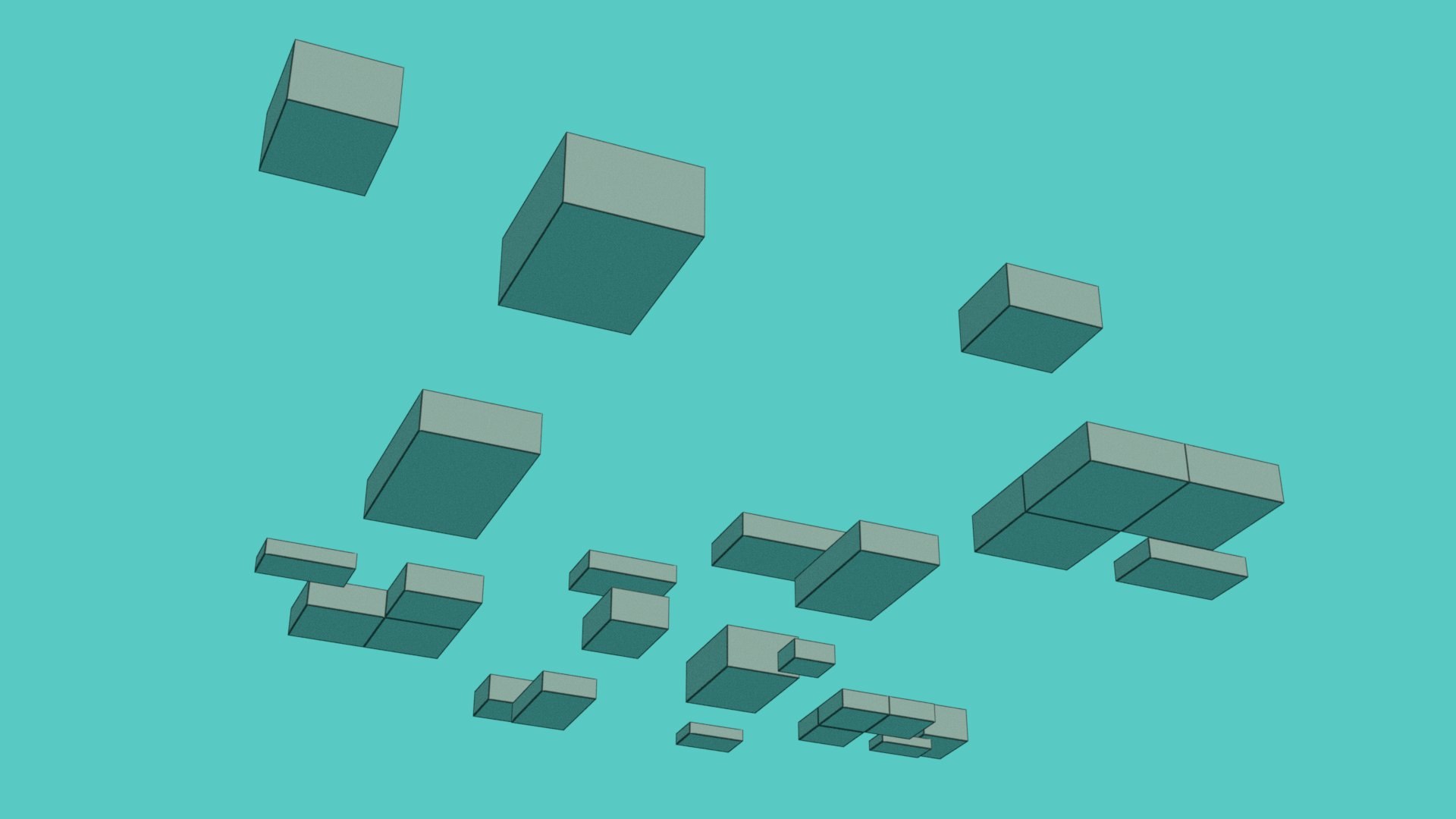 3D Minecraft Clouds - TurboSquid 1924961