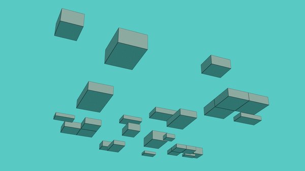 modelo 3d Nubes de Minecraft - TurboSquid 1924961