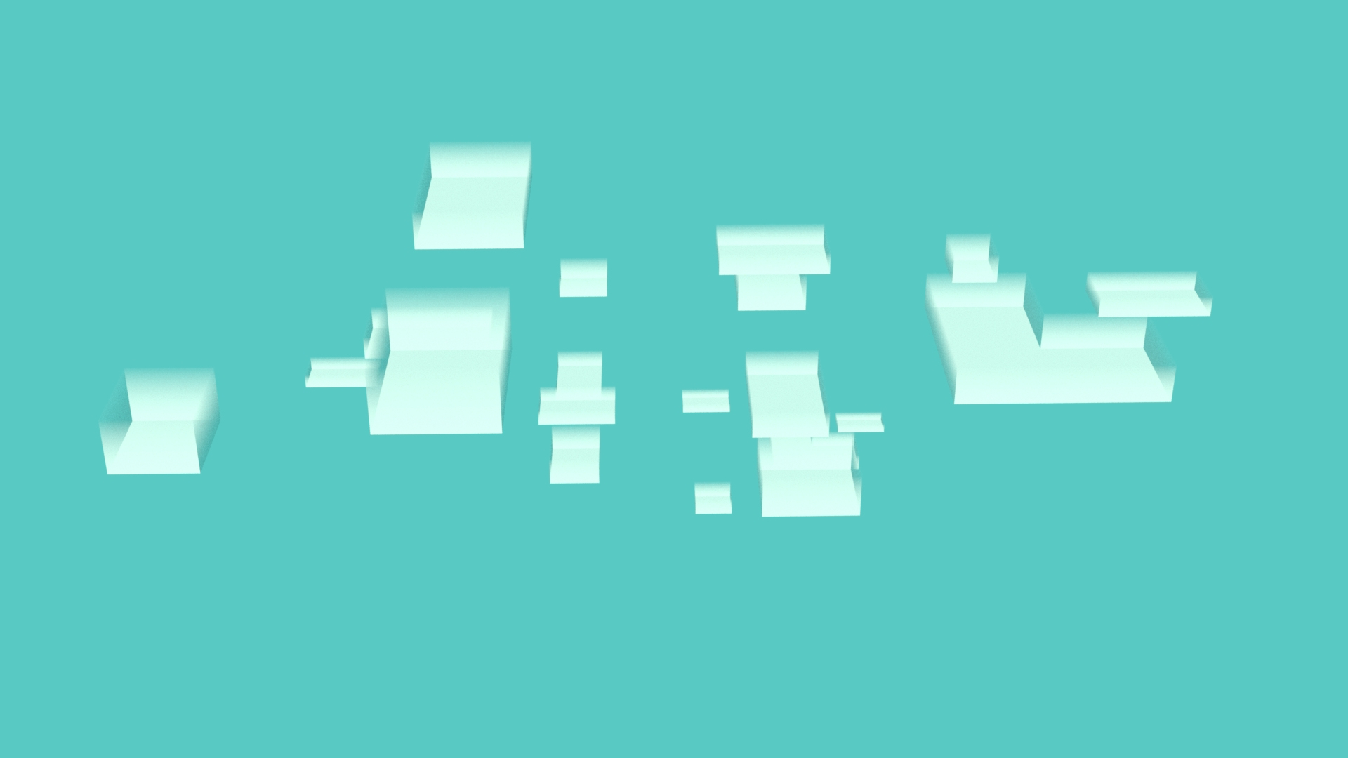 3D Minecraft Clouds - TurboSquid 1924961