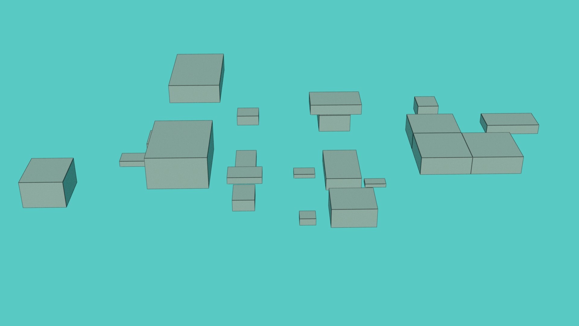 3D Minecraft Clouds - TurboSquid 1924961