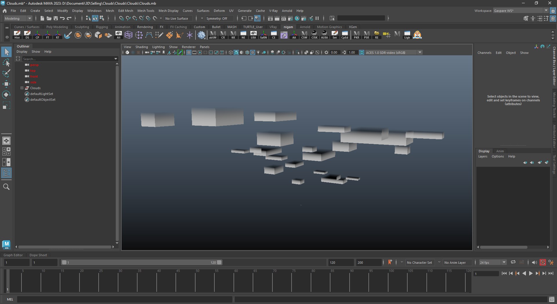 3D Minecraft Clouds - TurboSquid 1924961