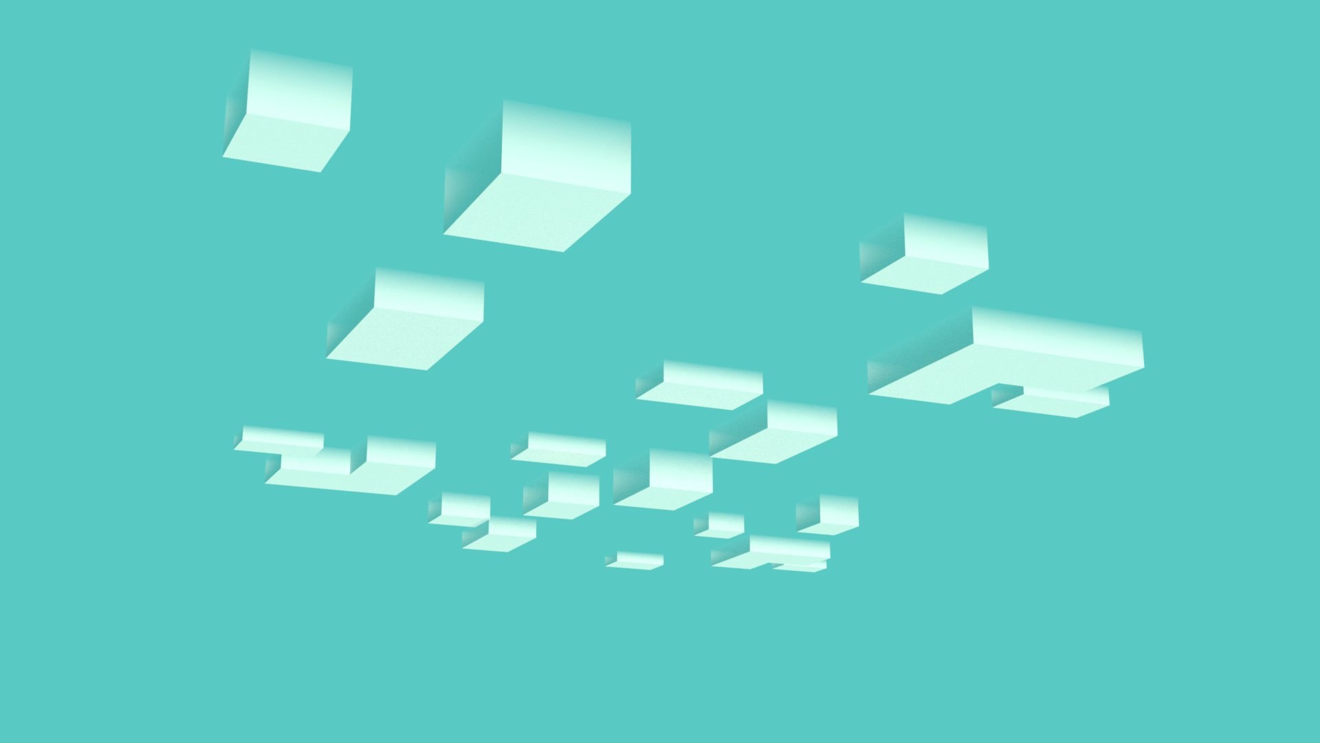 3D Minecraft Clouds - TurboSquid 1924961