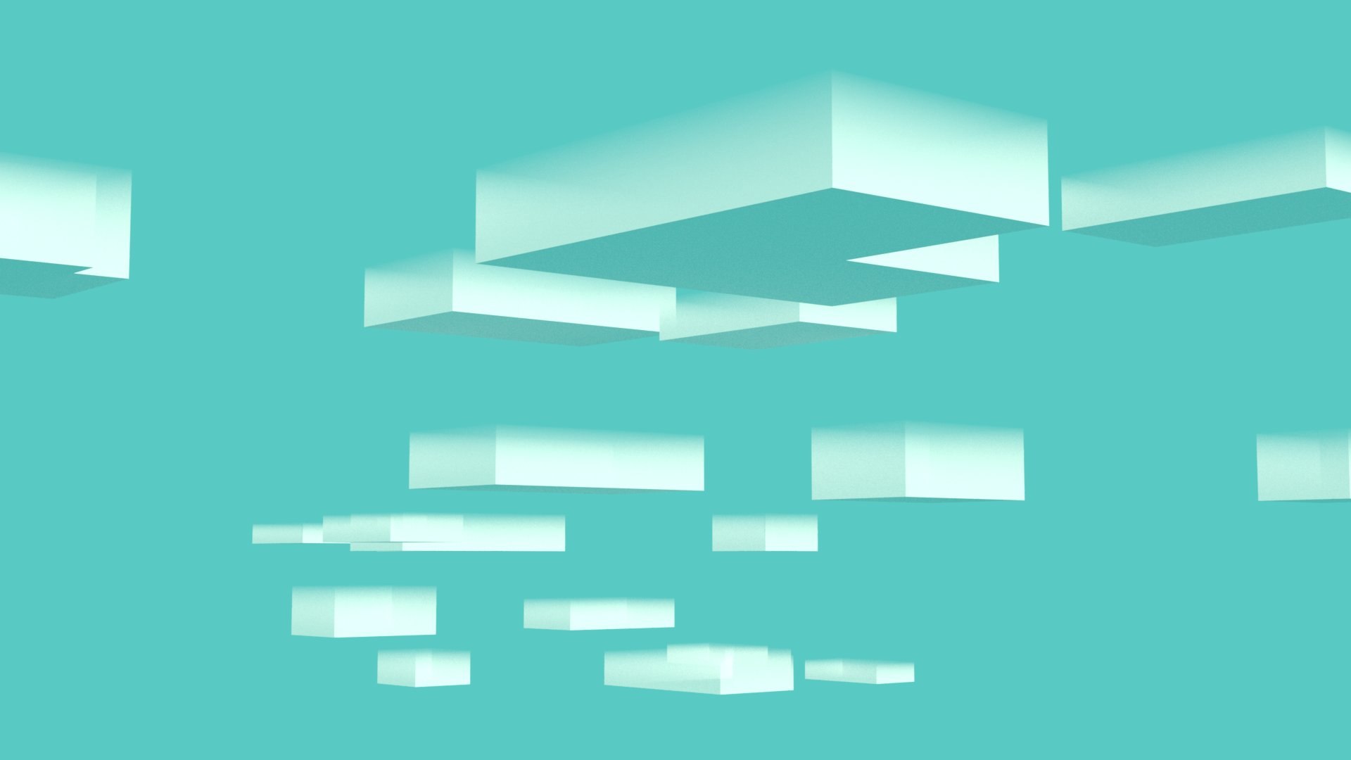 3D Minecraft Clouds - TurboSquid 1924961