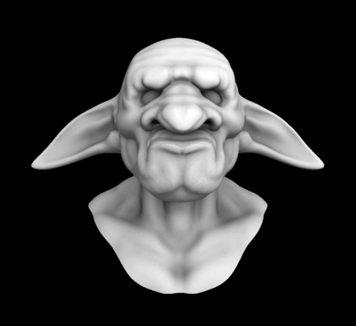 3d Model Head Goblin